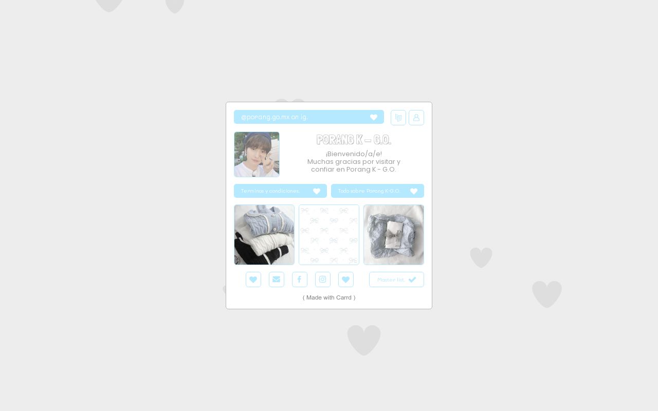 ౨ৎ PORANG K - G.O MX ౨ৎ